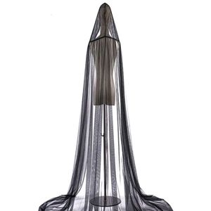 Accessories | New 1 Pc Women Hood Tulle Cape Cloak Floor Length Soft ...